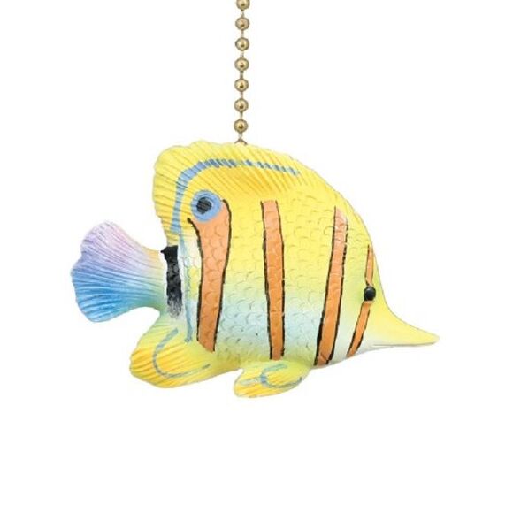Mary B Decorative Art | Accents | Ceiling Fan Pull Tropical Yellow ...